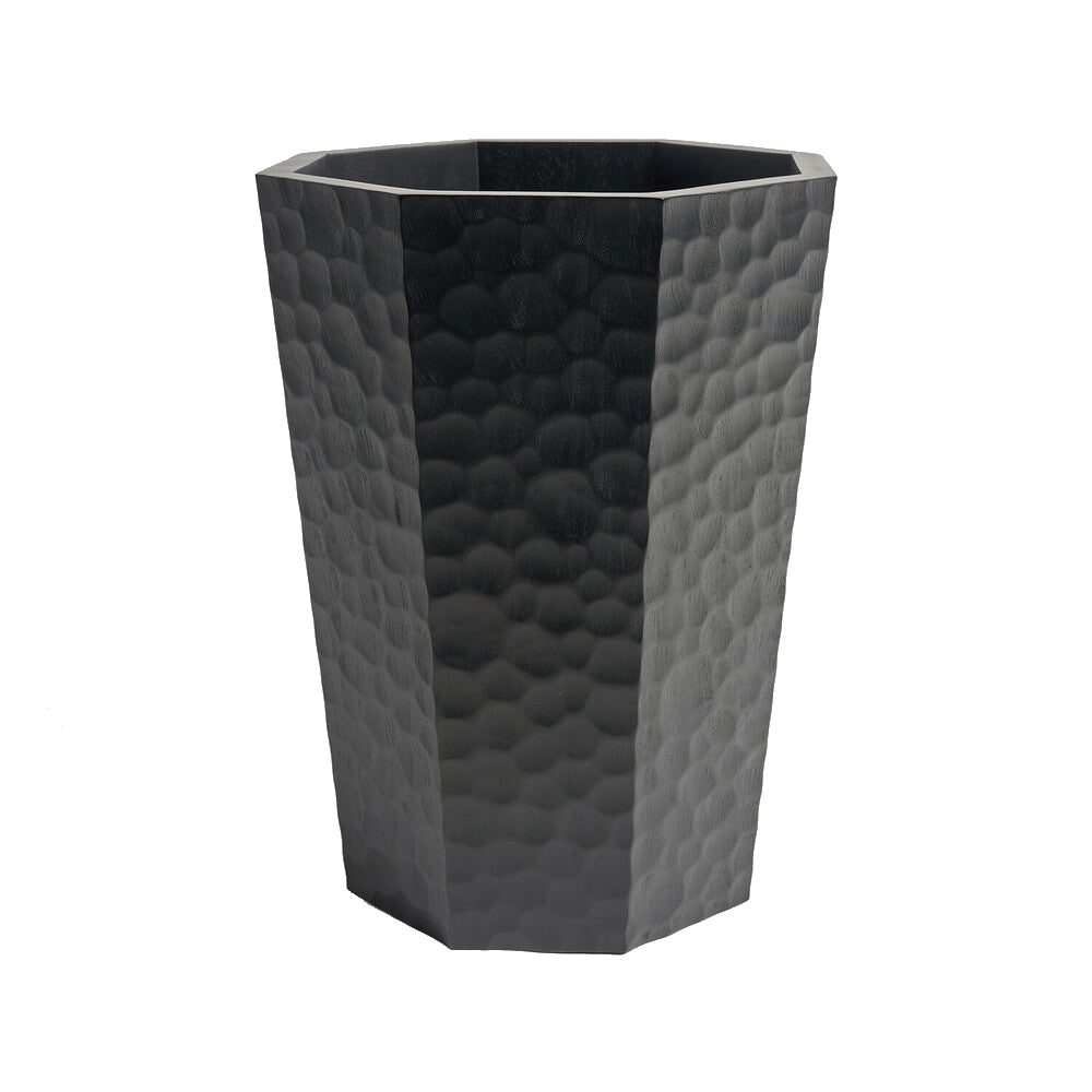 Ethnicraft Mahogany Black Chopped Paper Basket – Bayside Furniture