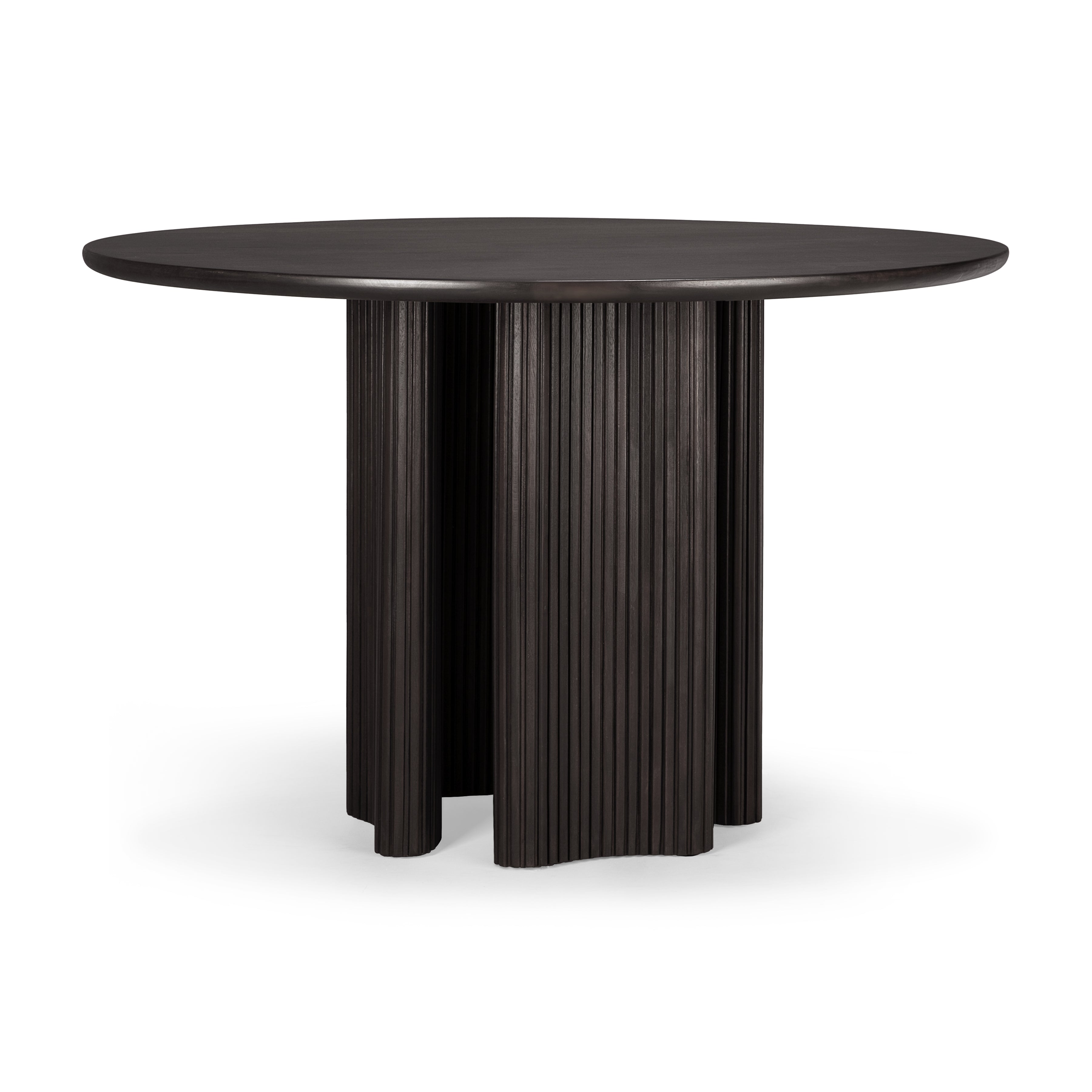 Ethnicraft Mahogany Dark Brown Roller Max Dining Table – Bayside Furniture