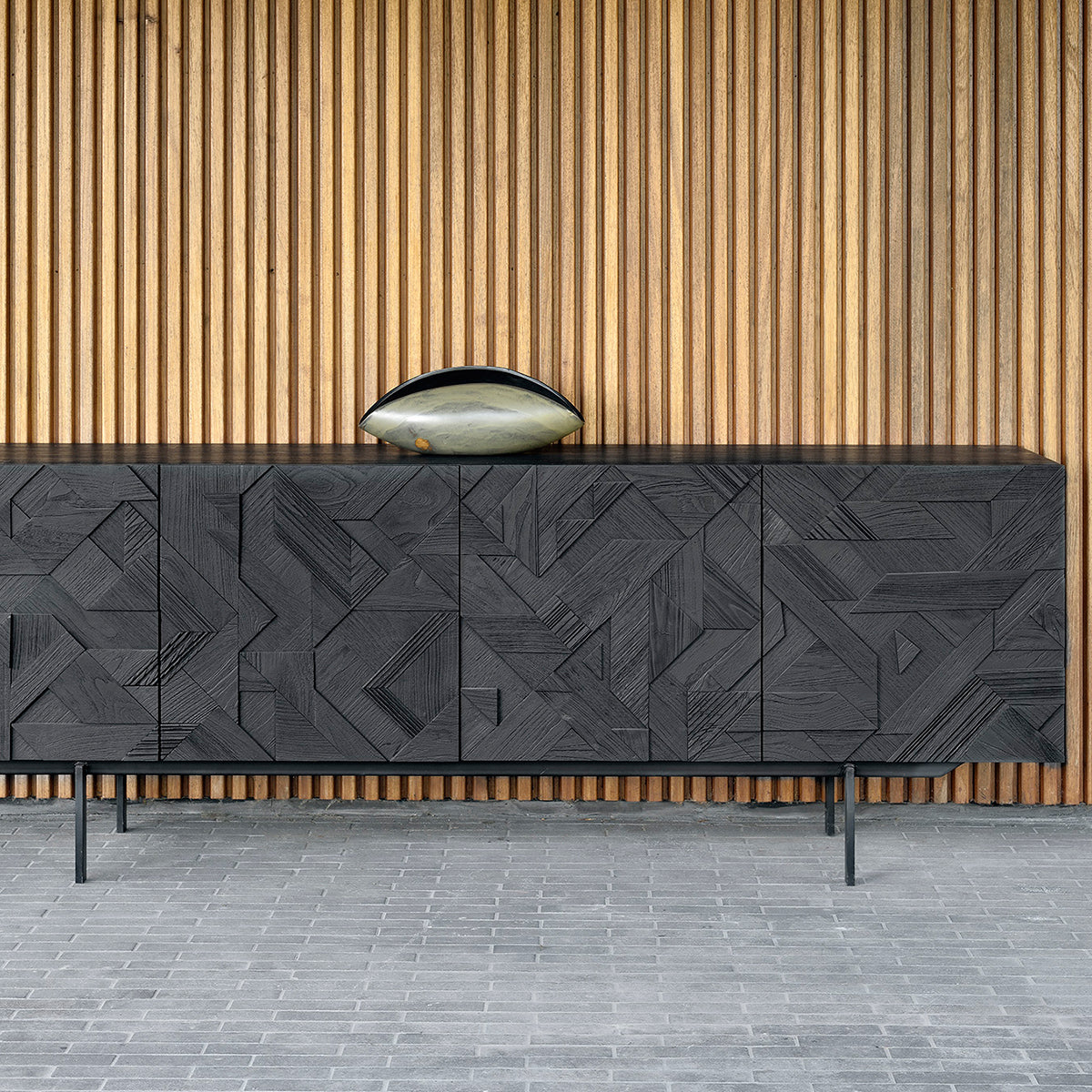 Ethnicraft Teak Graphic Sideboard – Bayside Furniture