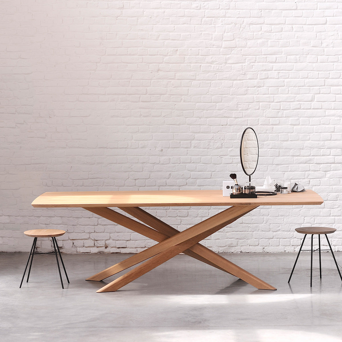 Ethnicraft Oak Mikado Dining Table – Bayside Furniture