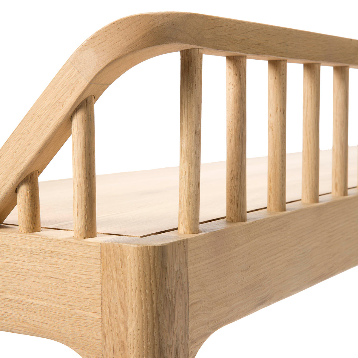 Ethnicraft Oak Spindle Bench – Bayside Furniture