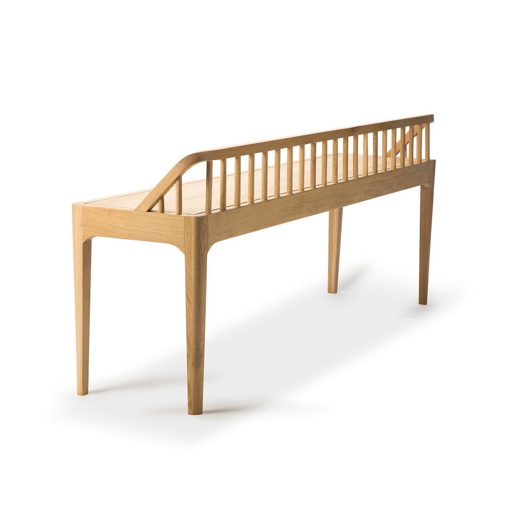Ethnicraft Oak Spindle Bench – Bayside Furniture